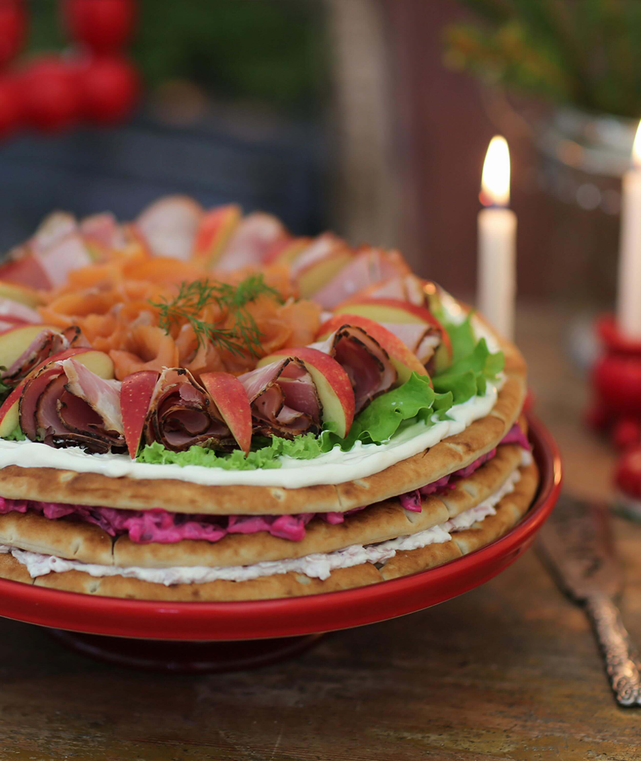 Claras juliga smörgåstårta | Polarbröd